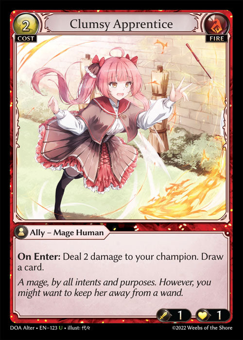 DOA Alter-123 Clumsy Apprentice (Uncommon) – TCG Corner