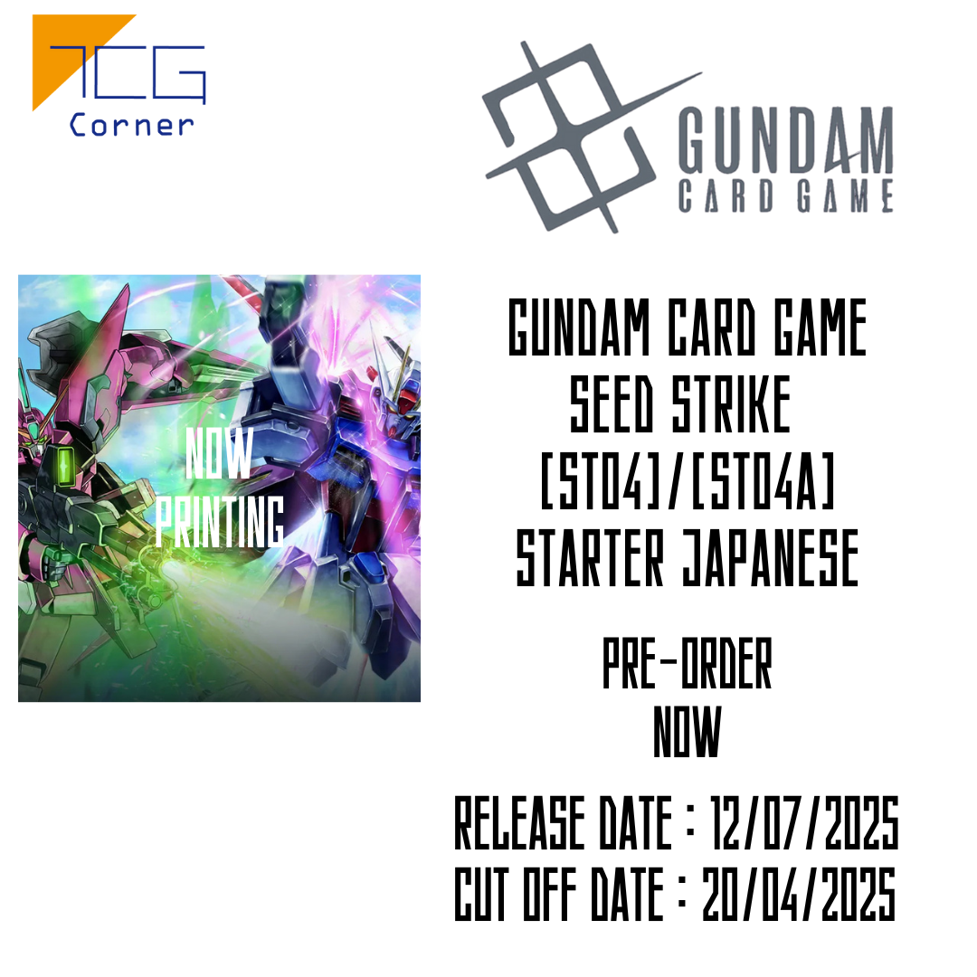 Gundam Card Game SEED Strike [ST04]/[ST04A] Starter Japanese Pre-Order – TCG Corner