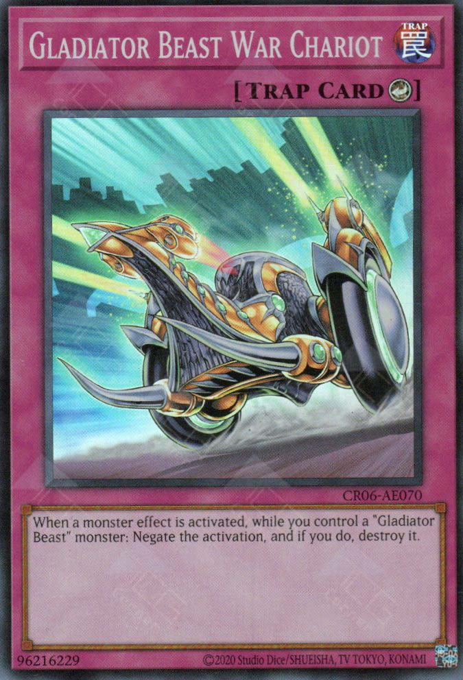 CR06-AE070 Gladiator Beast War Chariot (SR) – TCG Corner