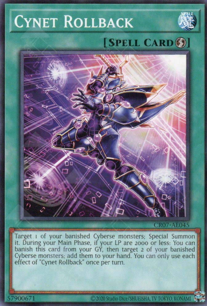 CR07-AE045 Cynet Rollback (N) – TCG Corner