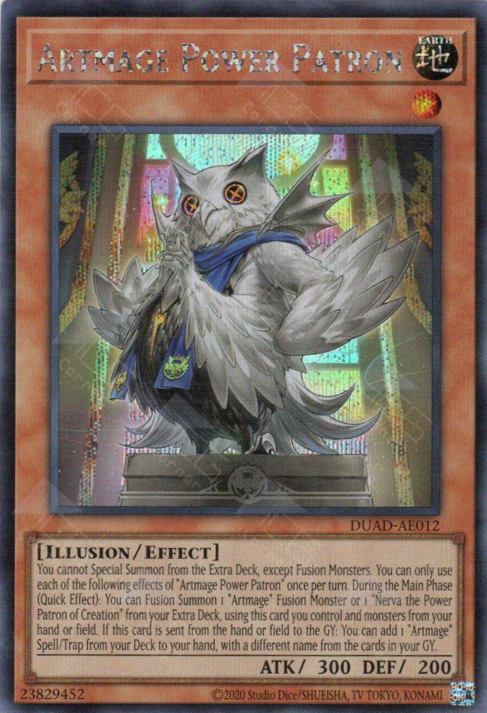DUAD-AE012 Artmage Power Patron (SER) – TCG Corner
