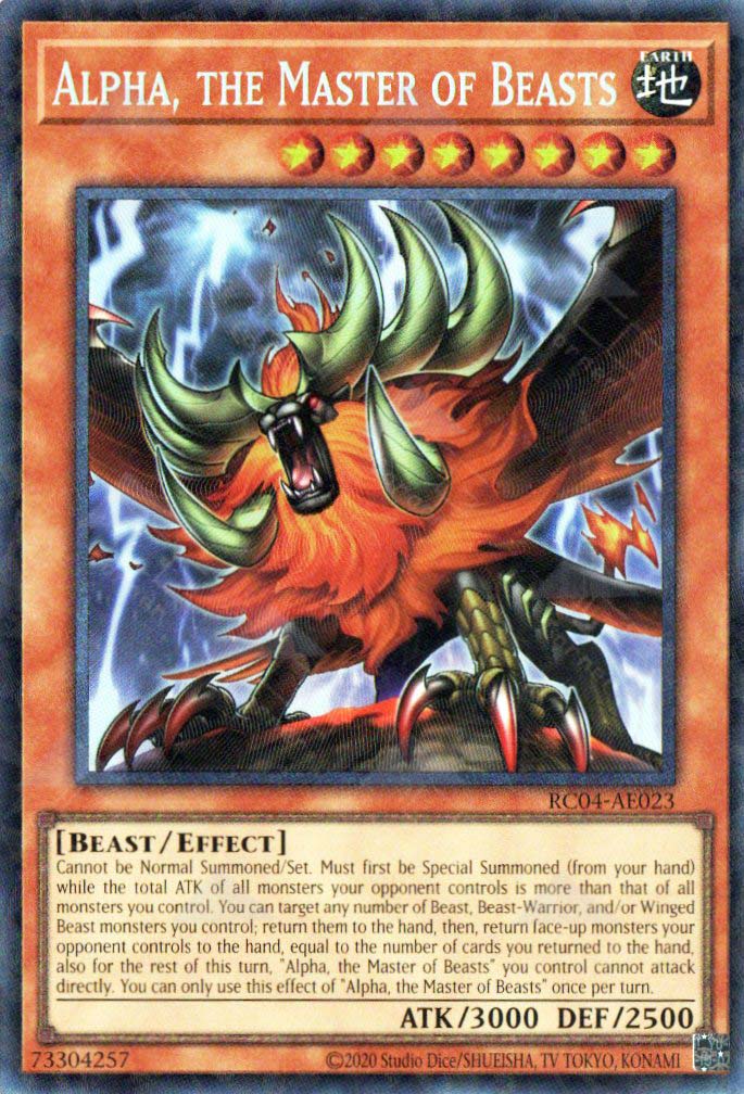 RC04-AE023 Alpha, the Master of Beasts (CR) – TCG Corner