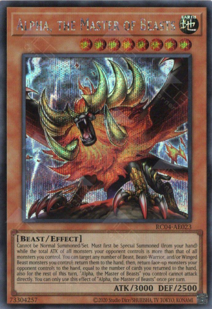 RC04-AE023 Alpha, the Master of Beasts (SER) – TCG Corner