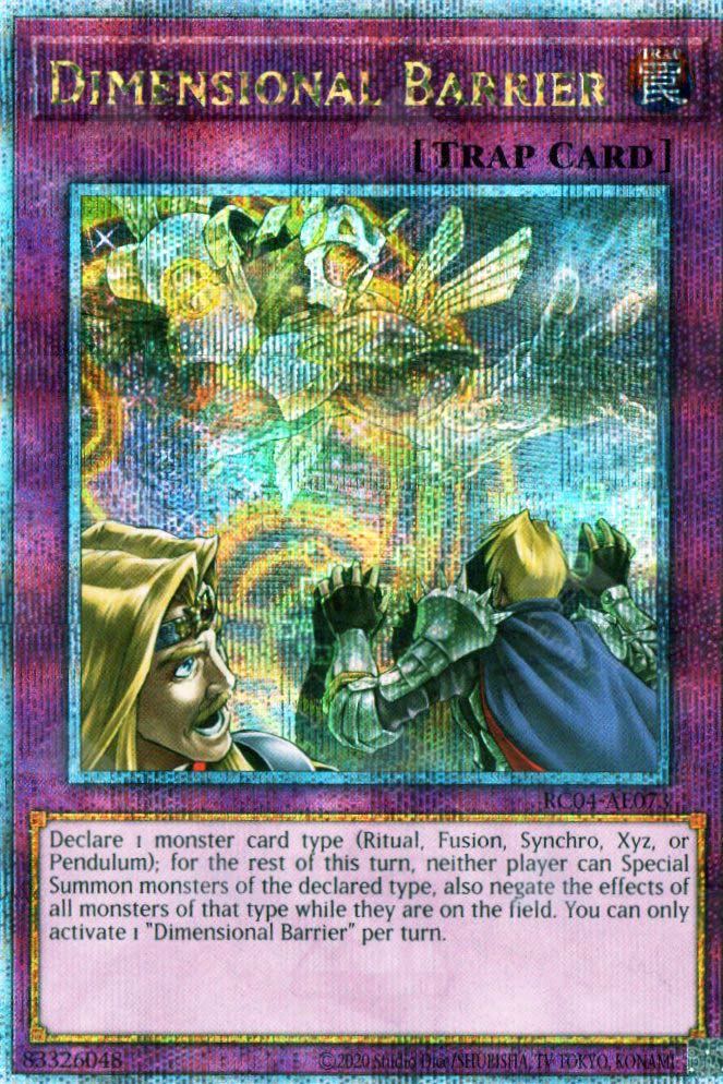 RC04-AE073 Dimensional Barrier (QCSR) – TCG Corner