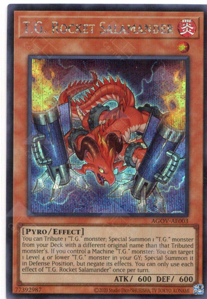 AGOV-AE003 T.G. Rocket Salamander (SER) – TCG Corner