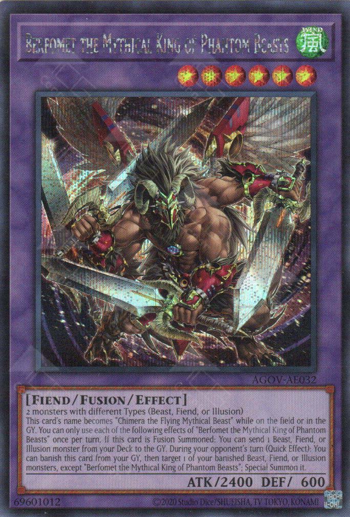 AGOV-AE032 Berfomet The Mythical King Of Phantom Beasts (SER) – TCG Corner