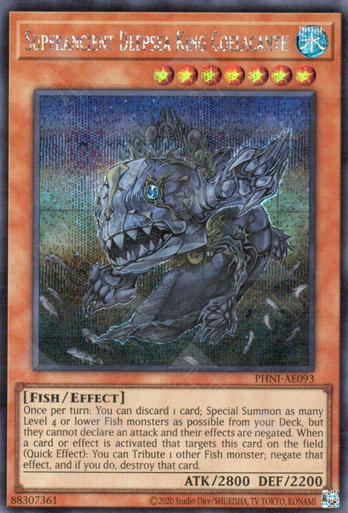 PHNI-AE093 Superancient Deepsea King Coelacanth (SER) – TCG Corner