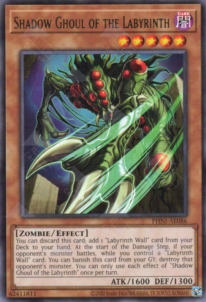 PHNI-AE086 Shadow Ghoul of the Labyrinth (R) – TCG Corner