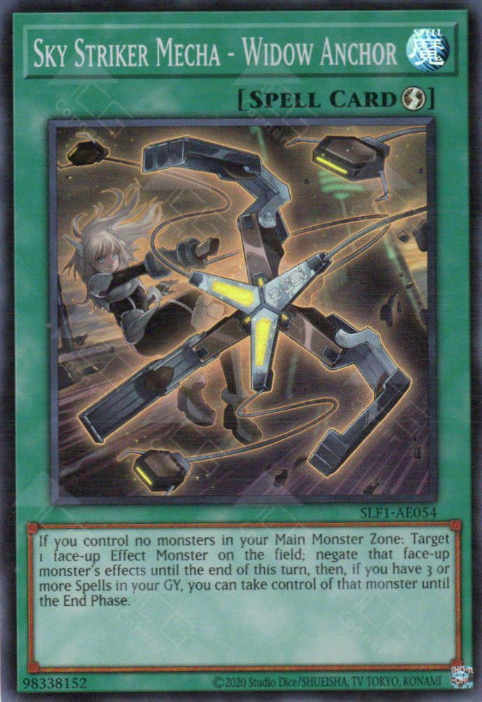 SLF1-AE054 Sky Striker Mecha - Widow Anchor (SR) – TCG Corner