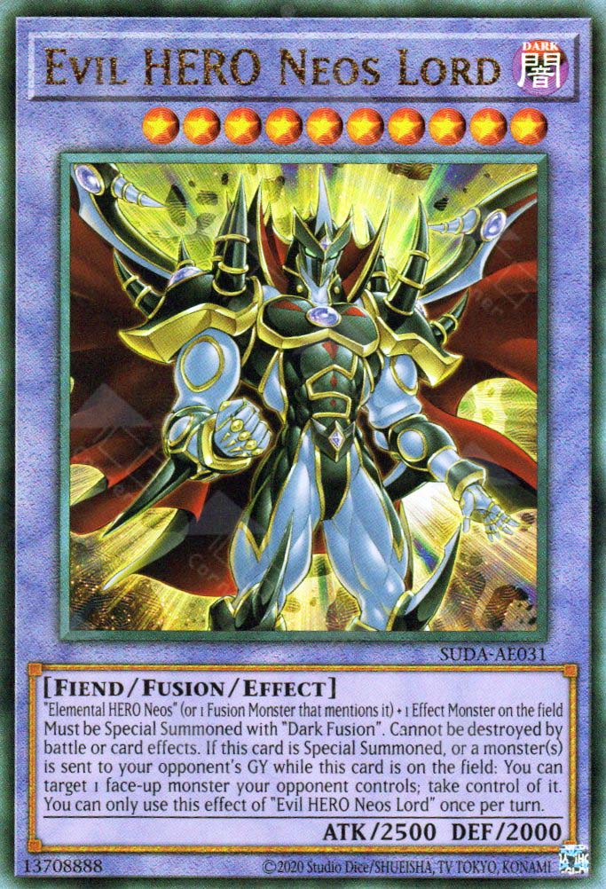 Suda-AE031 Evil HERO Neos Lord (UL) – TCG Corner