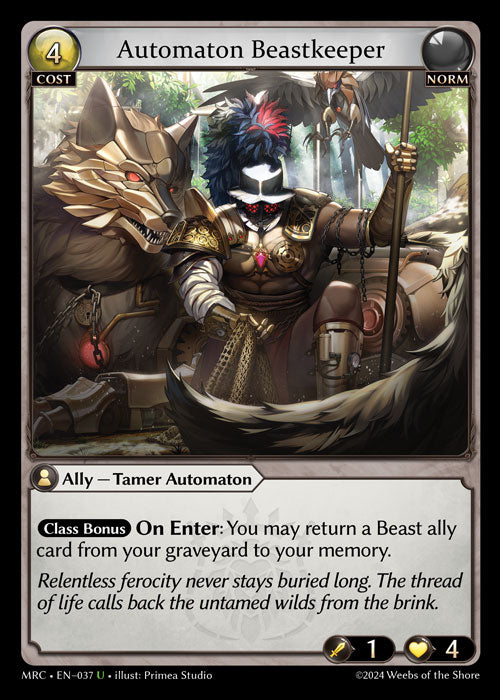 MRC-037 Automaton Beastkeeper (Uncommon) – TCG Corner
