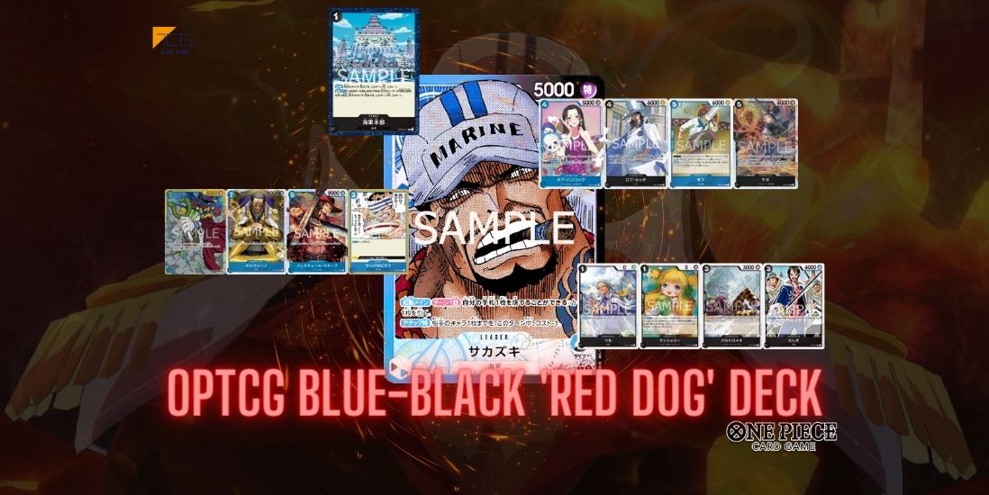OPTCG Blue-Black 'Red Dog' Deck – TCG Corner