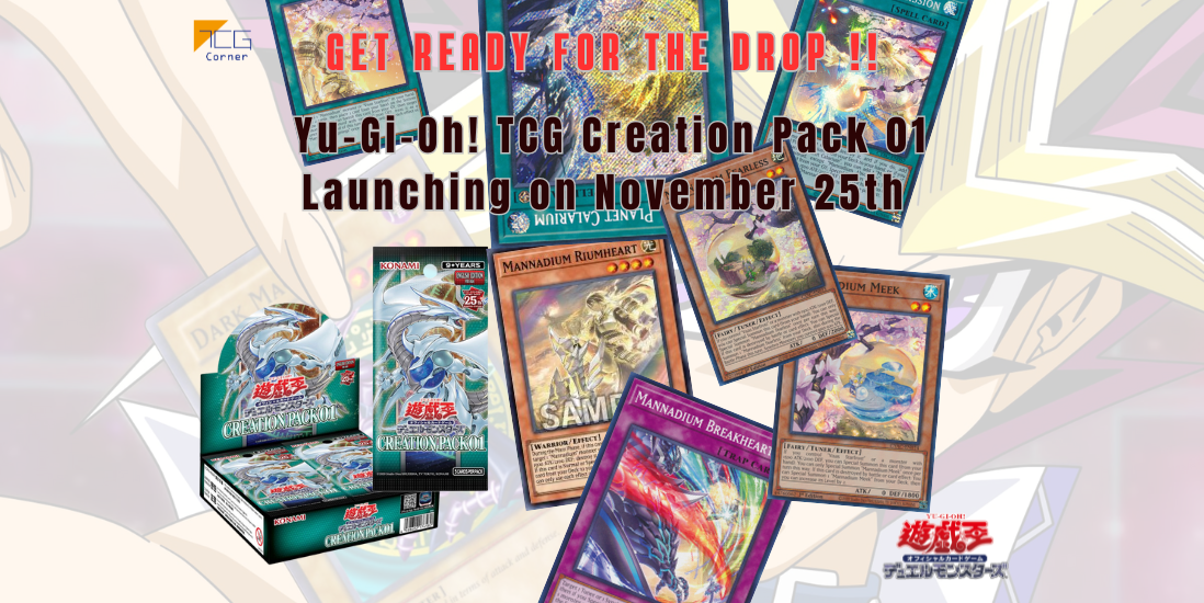 Get Ready for the Drop: Yu-Gi-Oh! TCG Creation Pack 01 Asian English L ...