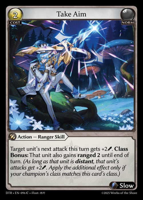 DTR-096 Take Aim (Common) – TCG Corner