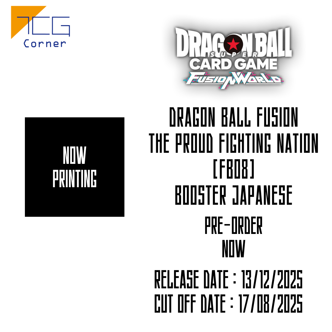 Dragon Ball Fusion The proud fighting nation [FB08] Booster Japanese P ...