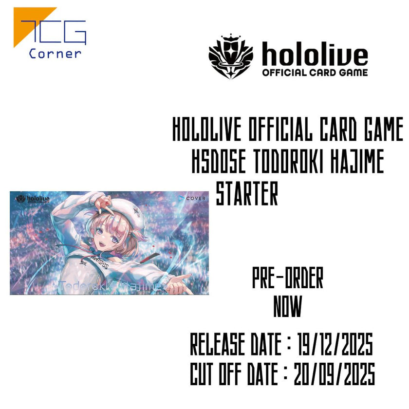 Hololive Official Card Game hSD05e Todoroki Hajime Starter English Edi ...