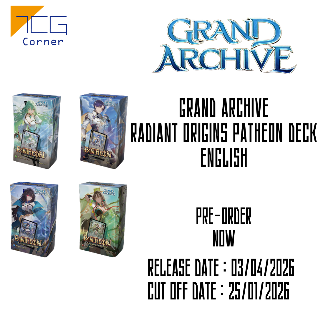 Grand Archive Radiant Origins Patheon Deck English Pre-Order – TCG Corner