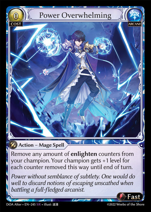 DOA Alter-245 Power Overwhelming (Super Rare) – TCG Corner