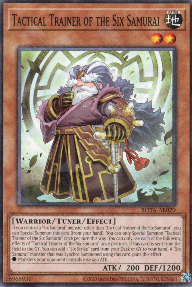 Rota-AE020 Tactical Trainer of the Six Samurai (N) – TCG Corner