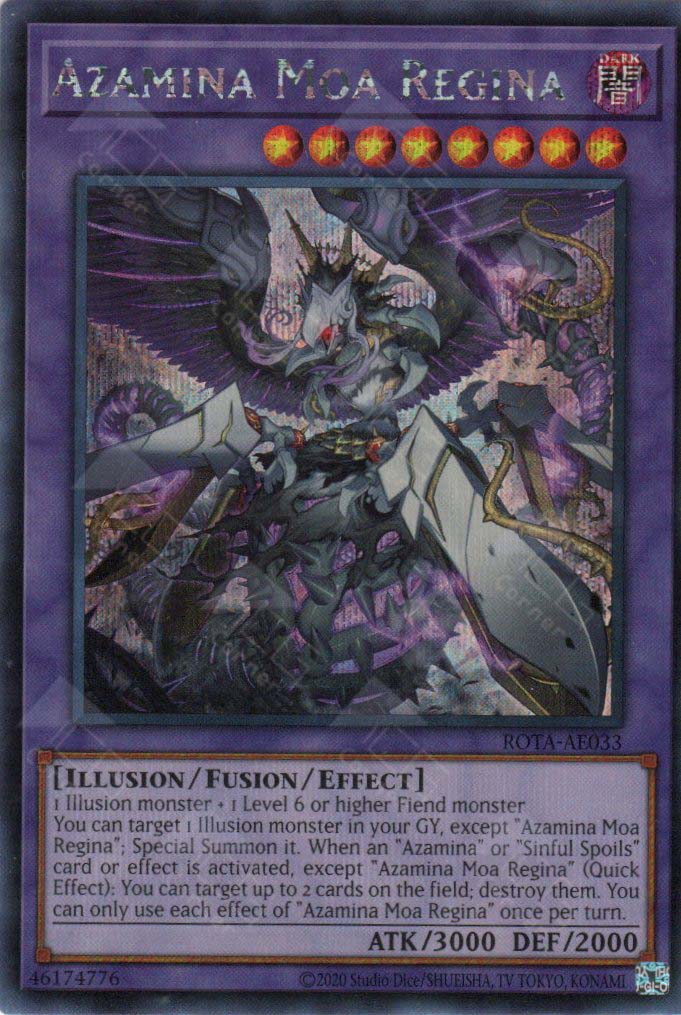Rota-AE033 Azamina Moa Regina (SER) – TCG Corner