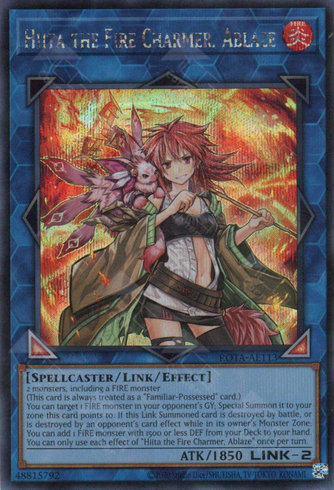 Rota-AE113 Hiita the Fire Charmer, Ablaze (SER) – TCG Corner