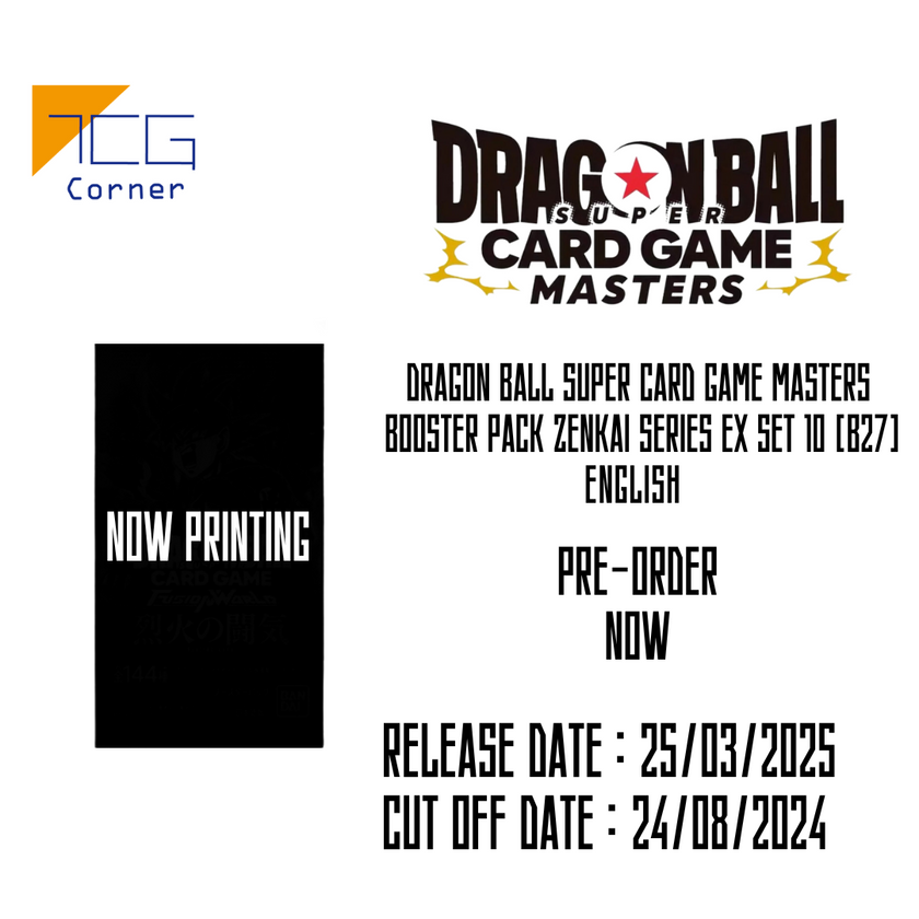 DRAGON BALL SUPER CARD GAME MASTERS Booster Pack ZENKAI Series EX Set – TCG Corner