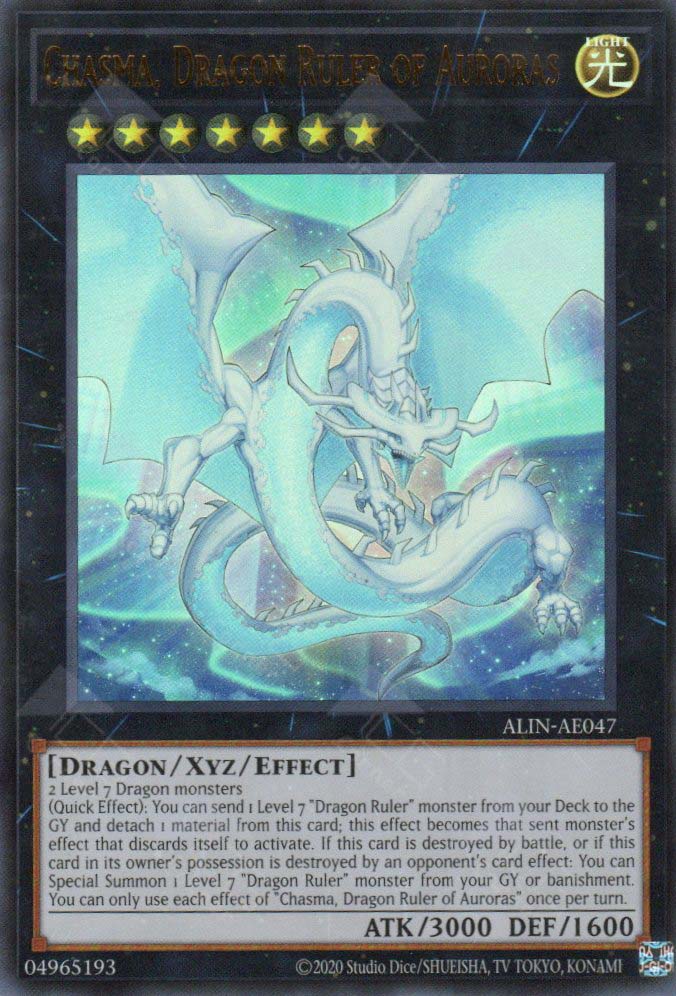 ALIN-AE047 Chasma, Dragon Ruler of Auroras (UR) – TCG Corner