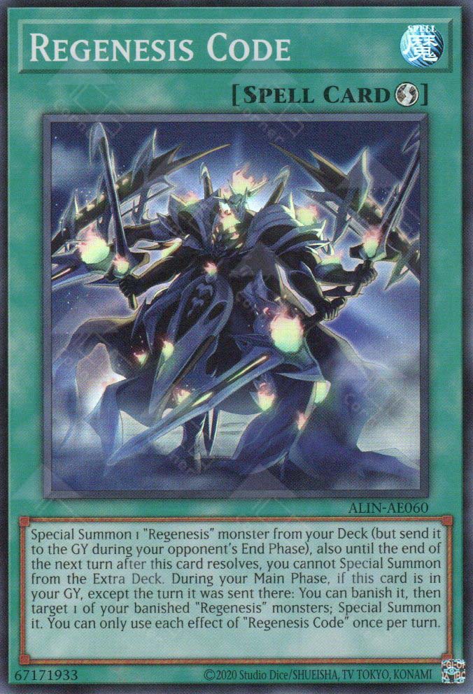 ALIN-AE060 Regenesis Code (SR) – TCG Corner