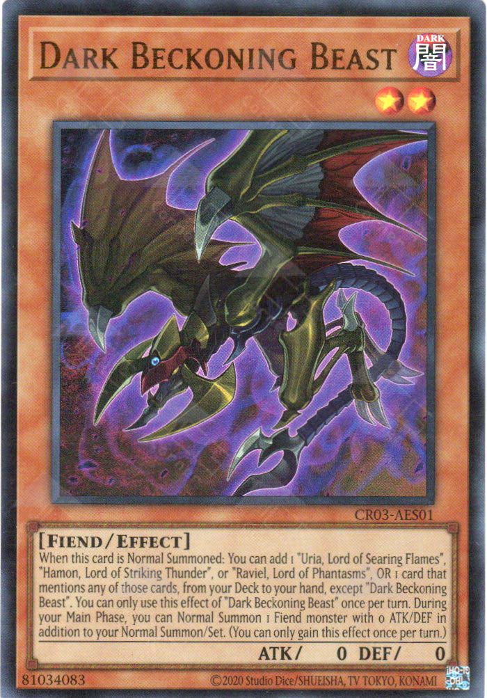 CR03-AES01 Dark Beckoning Beast (UR) – TCG Corner