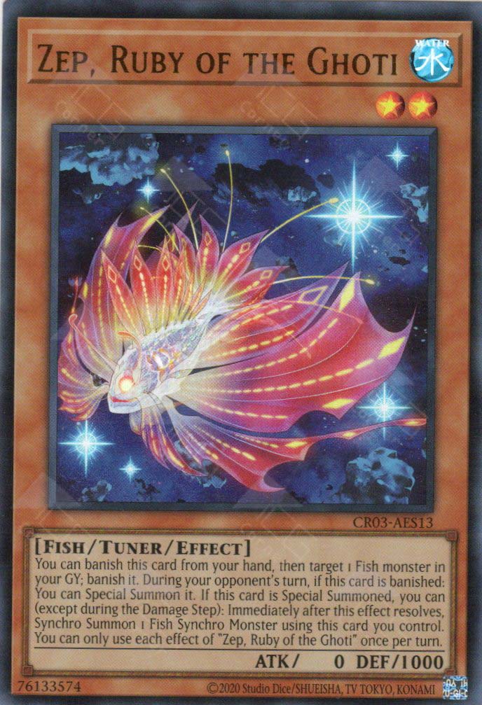 CR03-AES13 Zep, Ruby of the Ghoti (UR) – TCG Corner