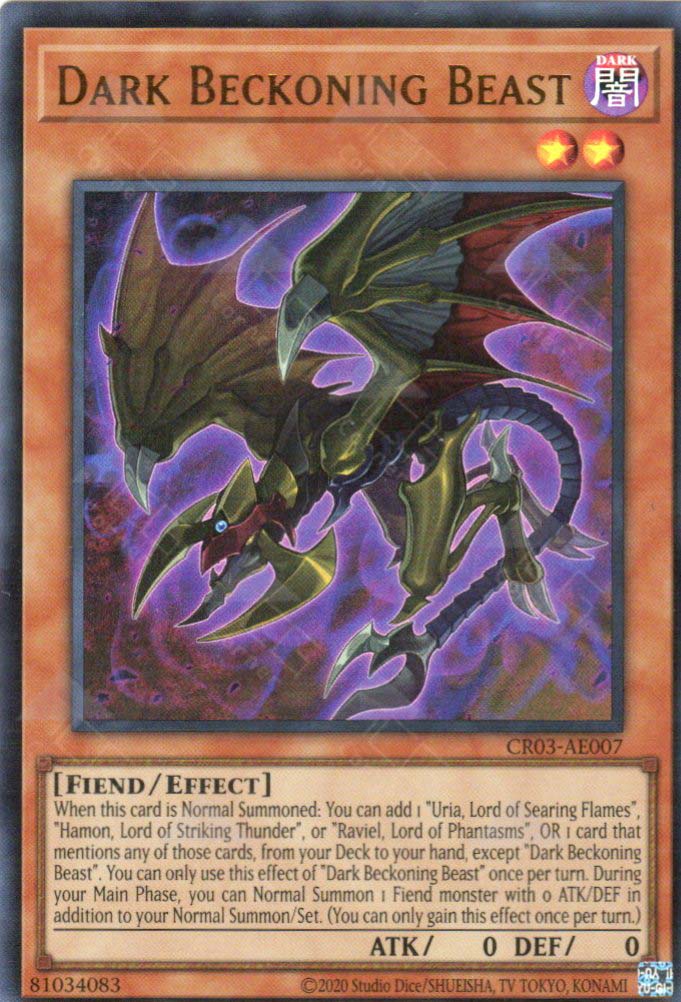 CR03-AE007 Dark Beckoning Beast (UR) – TCG Corner