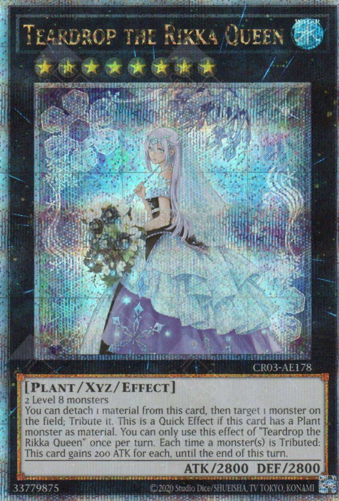 CR03-AE178 Teardrop the Rikka Queen (QCSR) – TCG Corner