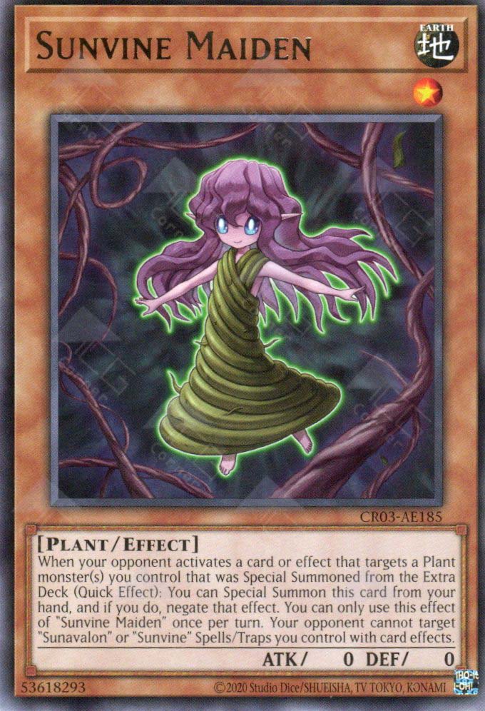 CR03-AE185 Sunvine Maiden (R) – TCG Corner