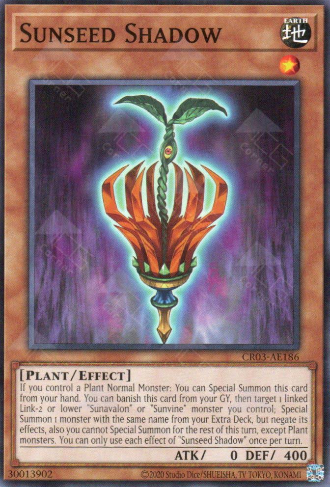 CR03-AE186 Sunseed Shadow (N) – TCG Corner