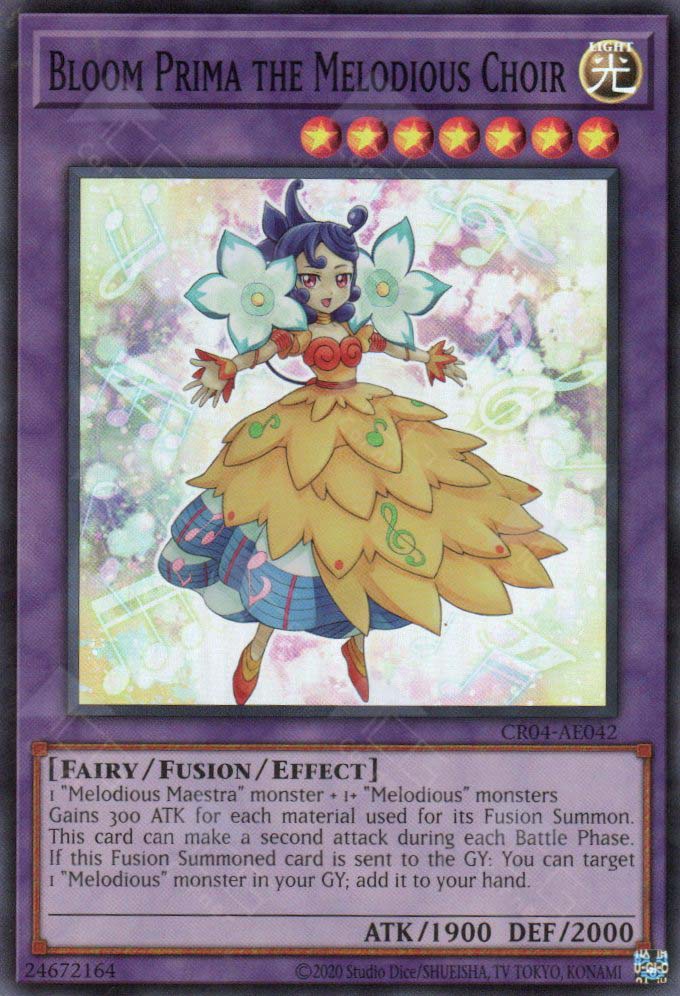 CR04-AE042 Bloom Prima the Melodious Choir (SR) – TCG Corner