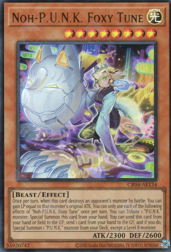 CR04-AES22 Noh-P.U.N.K. Foxy Tune (UR) – TCG Corner