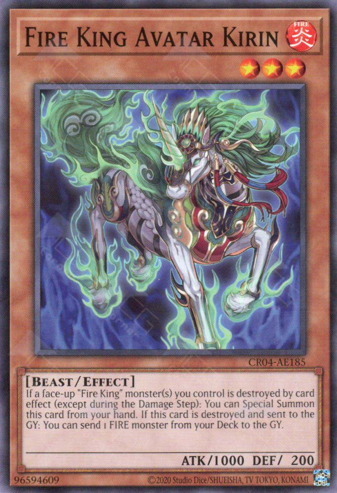 CR04-AE185 Fire King Avatar Kirin (N) – TCG Corner