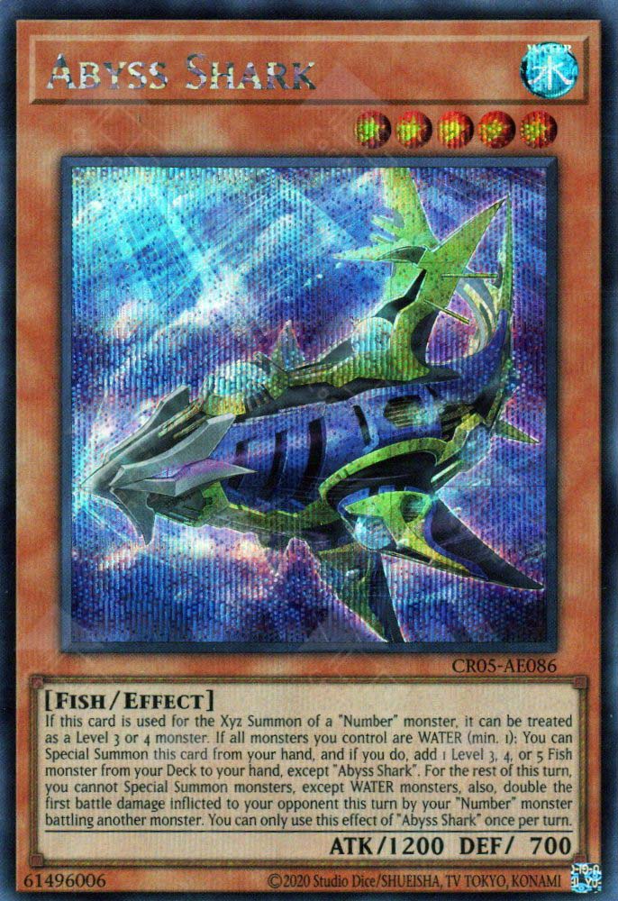CR05-AE086 Abyss Shark (SER) – TCG Corner