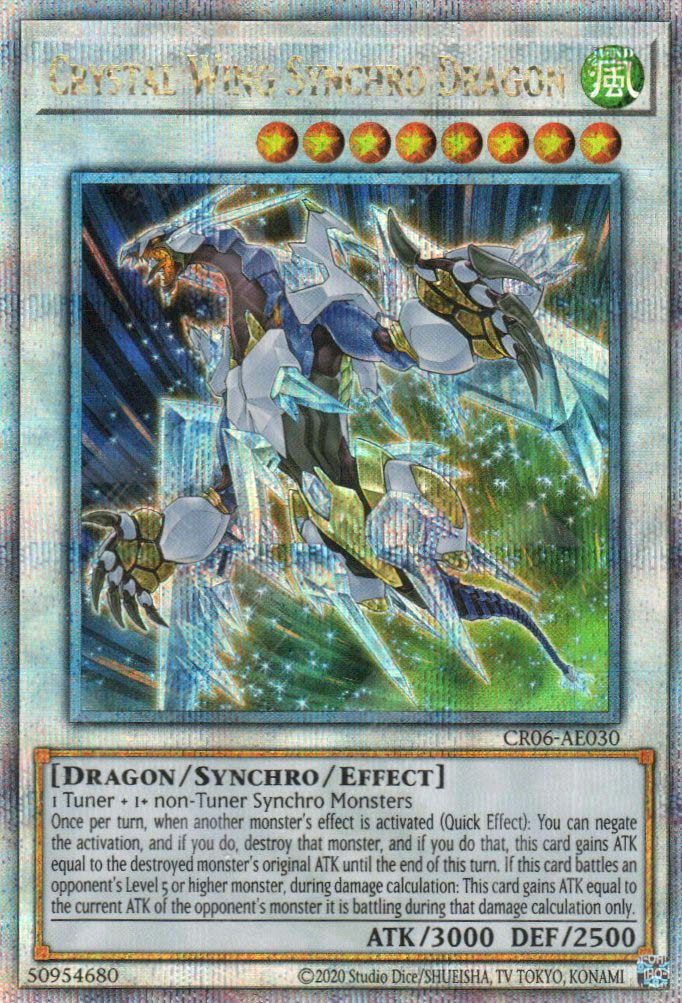 CR06-AE030 Crystal Wing Synchro Dragon (QCSR) – TCG Corner