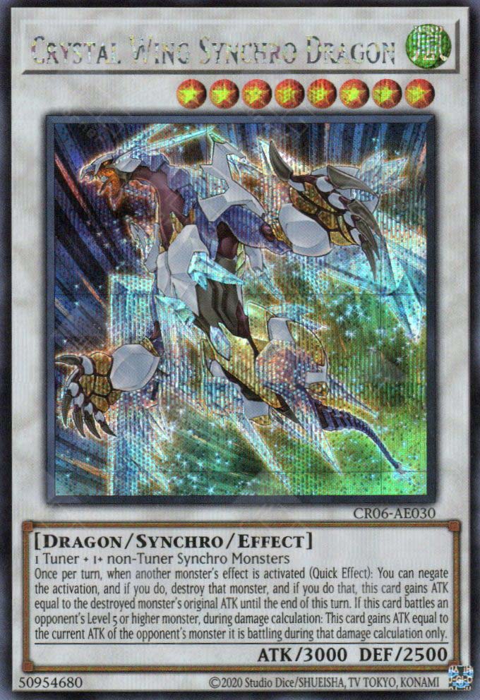 CR06-AE030 Crystal Wing Synchro Dragon (SER) – TCG Corner