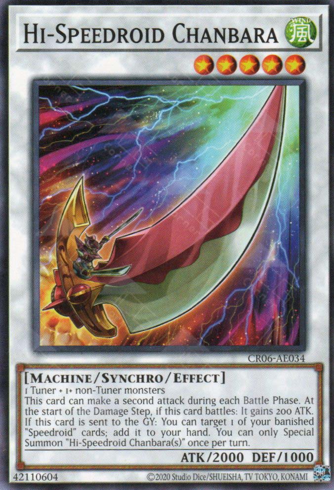 CR06-AE034 Hi-Speedroid Chanbara (N) – TCG Corner