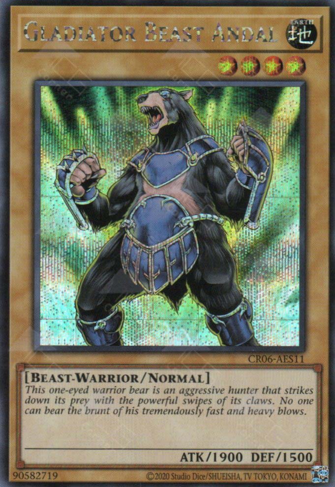 CR06-AES11 Gladiator Beast Andal (SER) – TCG Corner