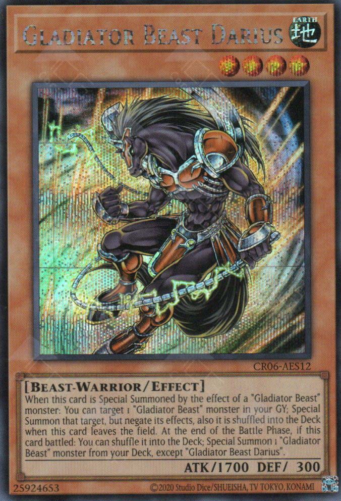 CR06-AES12 Gladiator Beast Darius (SER) – TCG Corner