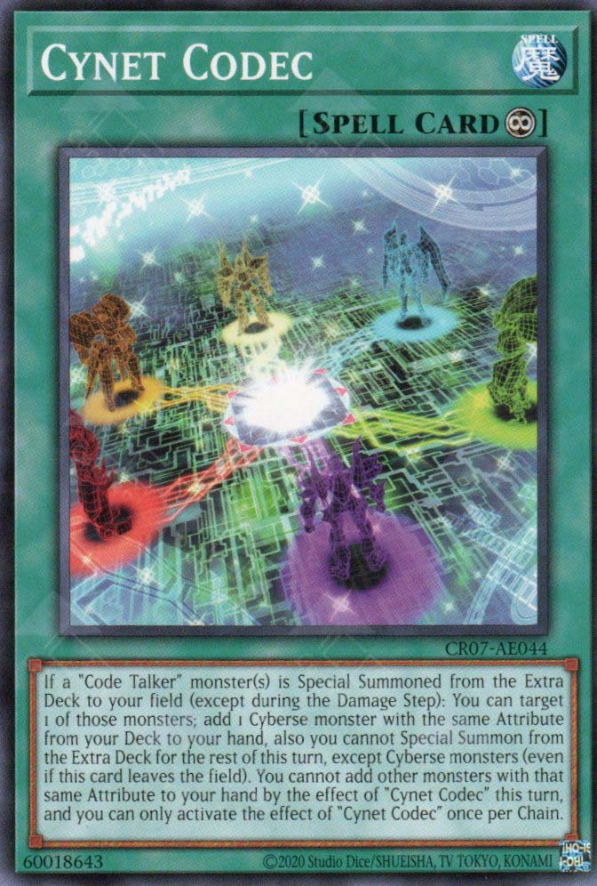 CR07-AE044 Cynet Codec (N) – TCG Corner