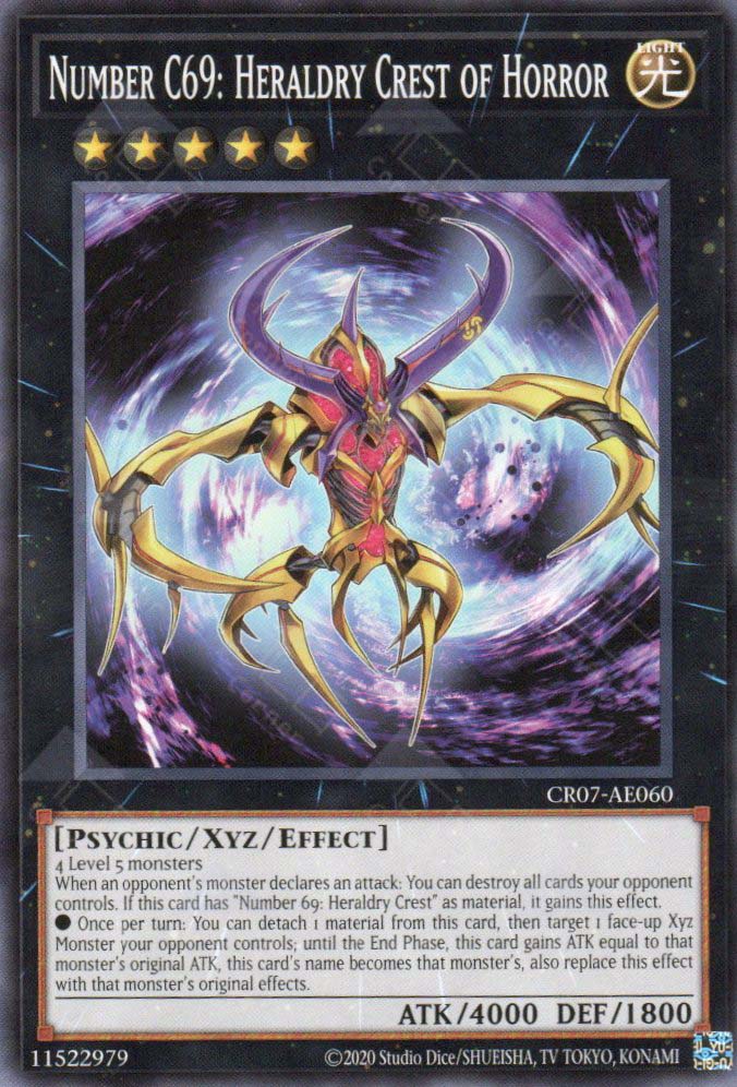 CR07-AE060 Number C69: Heraldry Crest of Horror (N) – TCG Corner