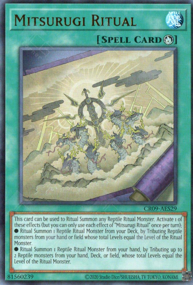 CR09-AES29 Mitsurugi Ritual (UR) – TCG Corner