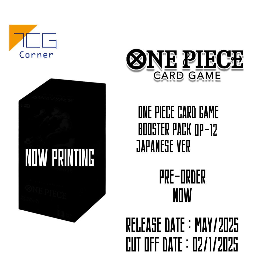 One Piece Card Game OP12 Japanese Ver Pre-Order – TCG Corner