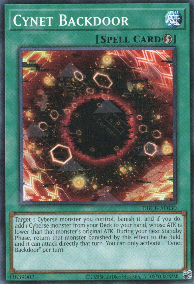 DBCB-AE030 Cynet Backdoor (N) – TCG Corner