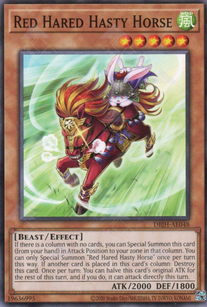 DBJH-AE048 Red Hared Hasty Horse (N) – TCG Corner
