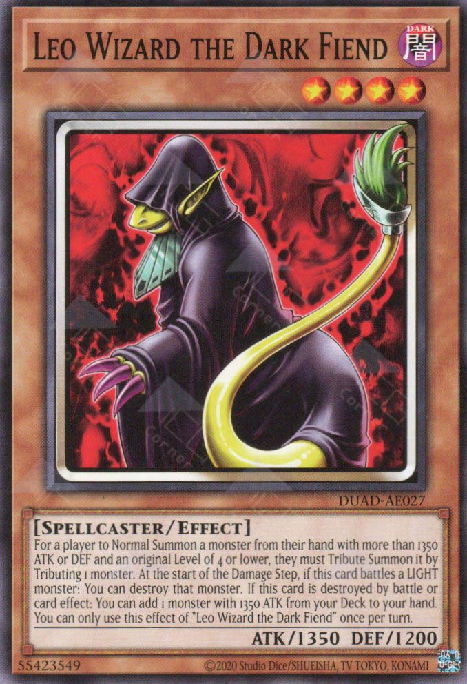 DUAD-AE027 Leo Wizard the Dark Fiend (N) – TCG Corner